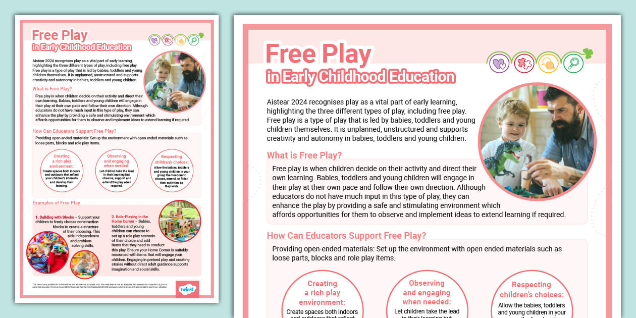 Free Play in Early Childhood Education (teacher made)