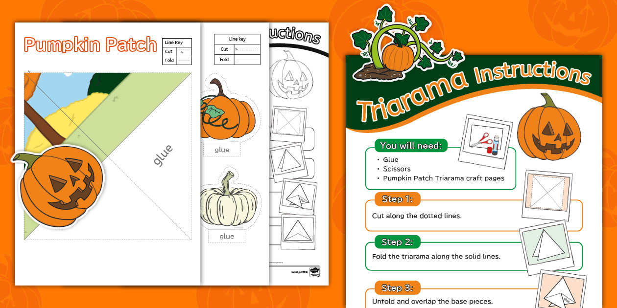 Pumpkin Patch Triarama Craft