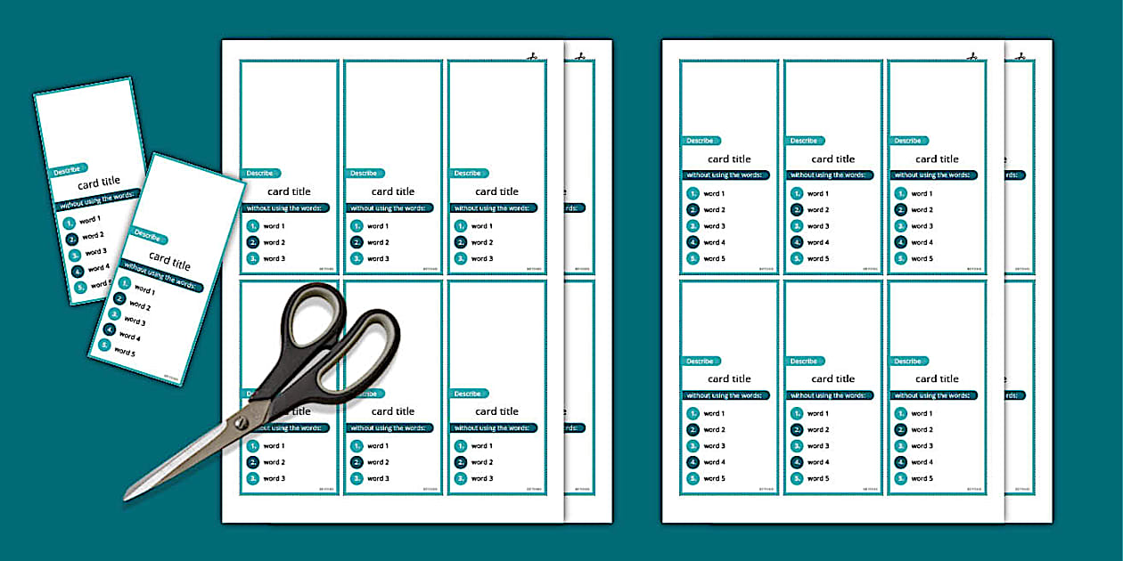 Can You Guess? Cards Template | Beyond Science - Twinkl