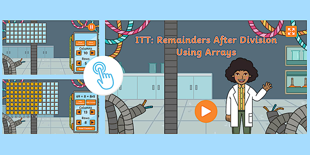 Remainders after Division Teaching Tool | Twinkl Go!