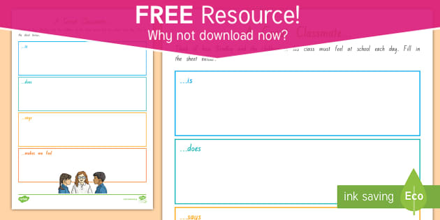 FREE! - Term 1 Week 3 Year 5 and 6 Chapter Chat A Great Classmate ...