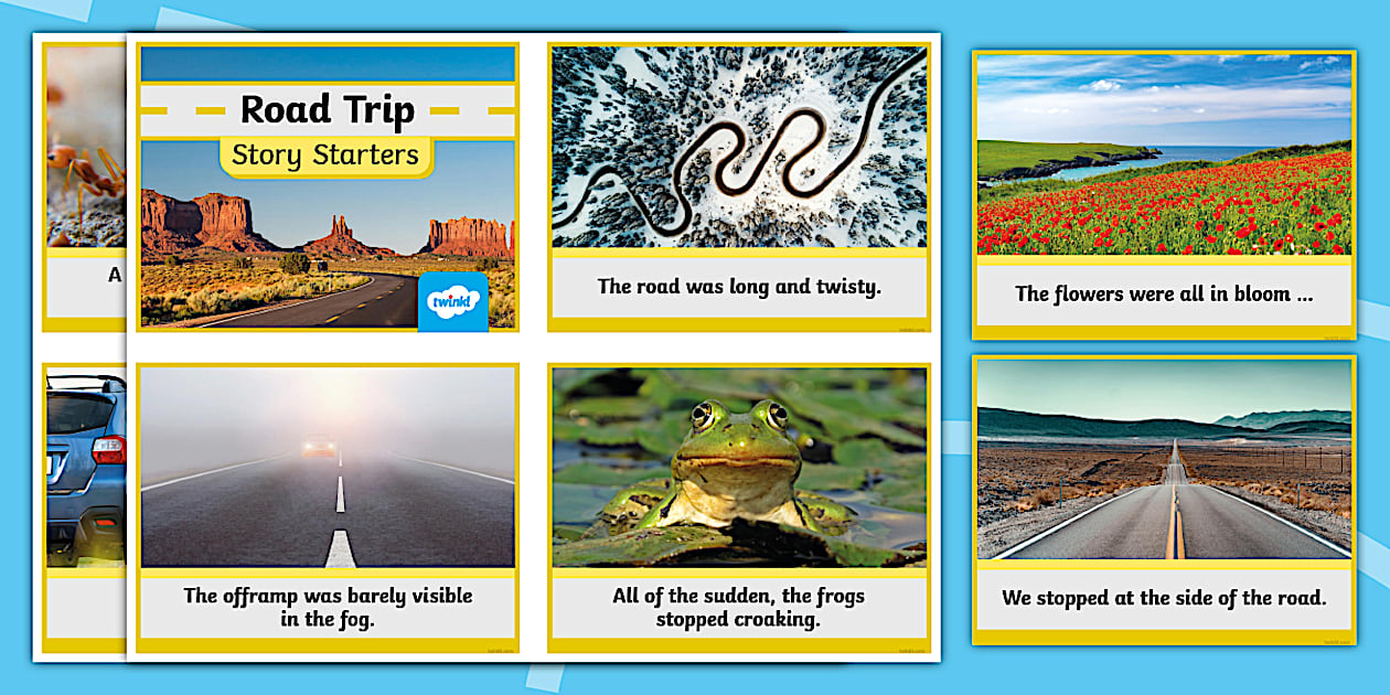 Road Trip Story Starter Cards (Teacher-Made) - Twinkl