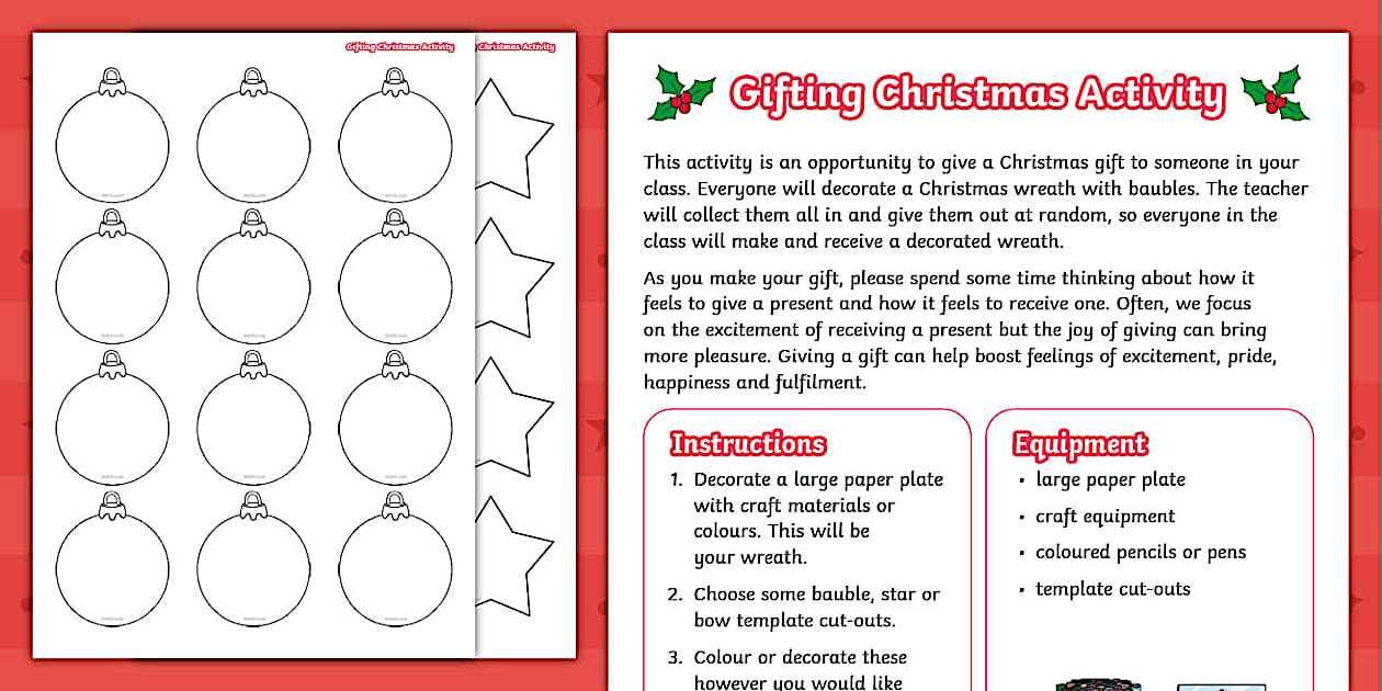 Gifting Christmas Activity