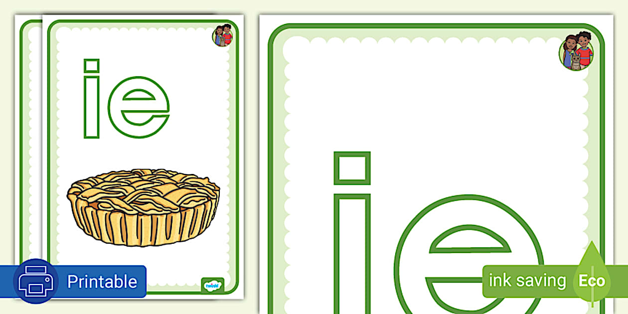 Grade 3 Phonic: ie Sound Posters (teacher made) - Twinkl