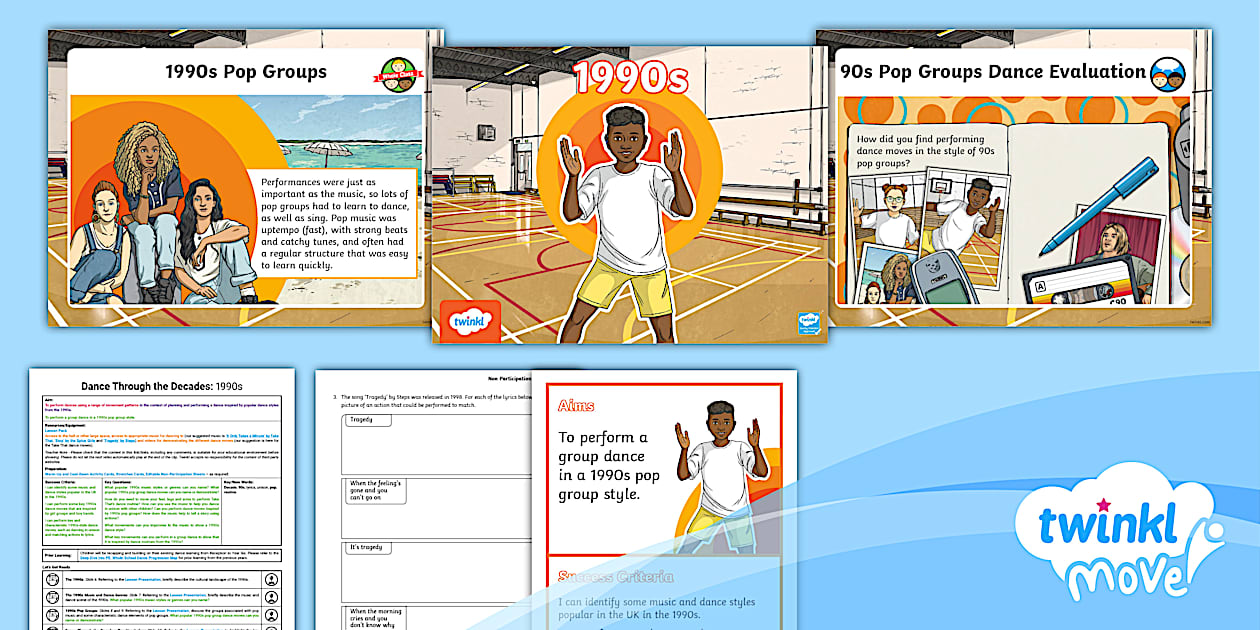 PE Year 6: Dance Through the Decades Lesson 4 - The 1990s