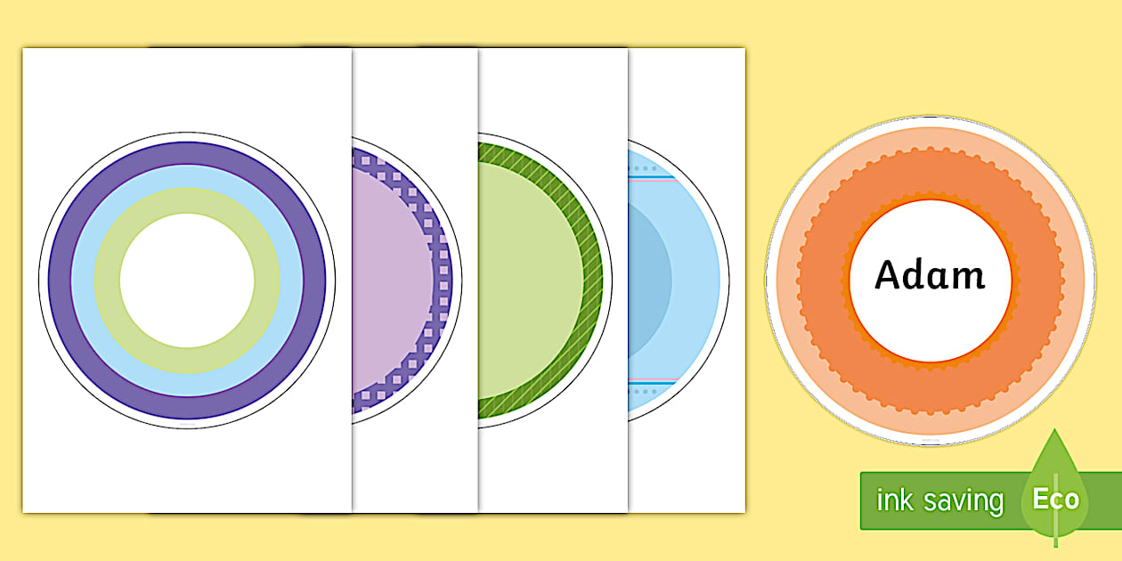 Editable Carpet Spot Cut-Outs (teacher made) - Twinkl