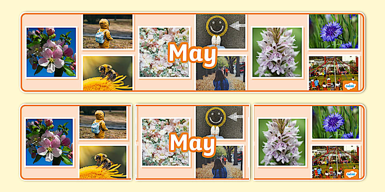 May Photo Display Banner (teacher made) - Twinkl