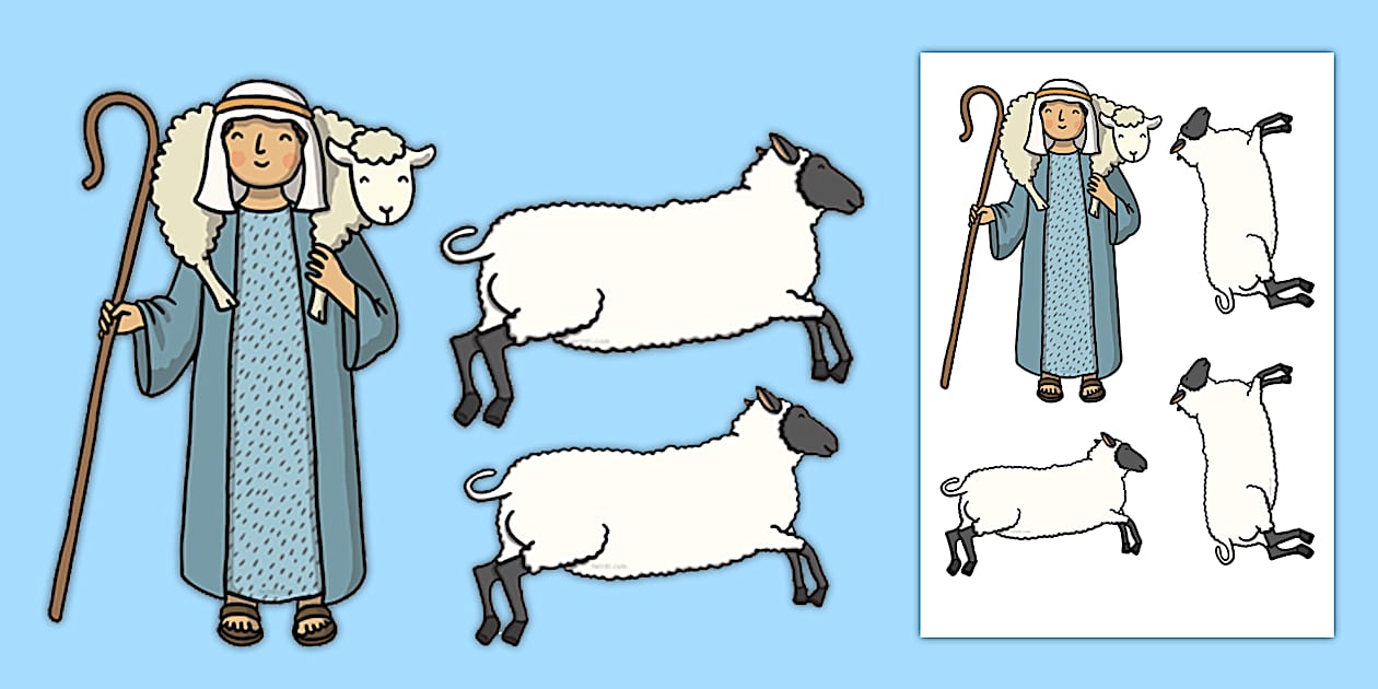 Lost Sheep Stick Puppets | Christian Education | Twinkl USA
