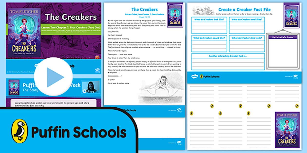 FREE! - Daily Reading: The Creakers - Chapter 7 (Part One) Activity ...