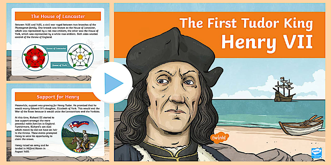 Henry Tudor - Tudor History PowerPoint - Twinkl