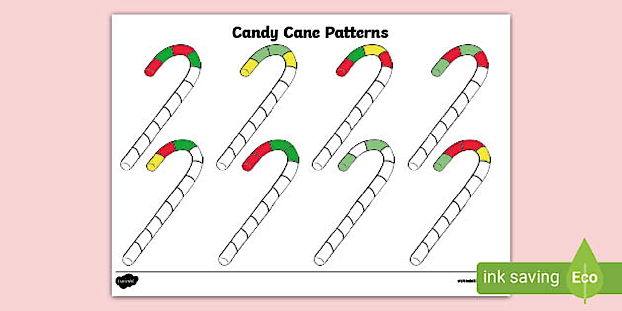 👉 Candy Cane Patterns Worksheet (nauczyciel wykonał)