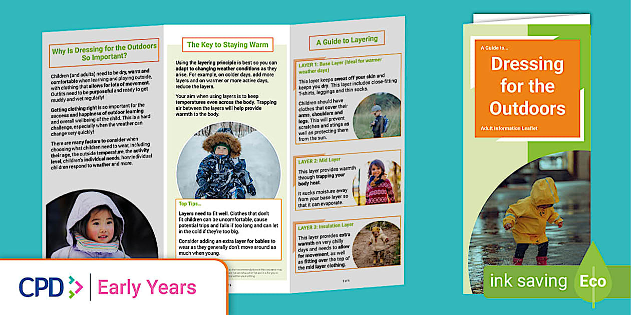 Dressing for the Outdoors (Adult Information Leaflet) | CPD