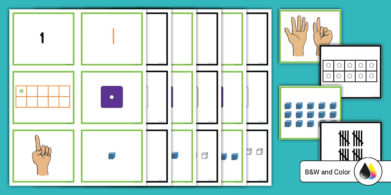 Subitizing Frenzy! Number Sense Card Game for K-1st Grade