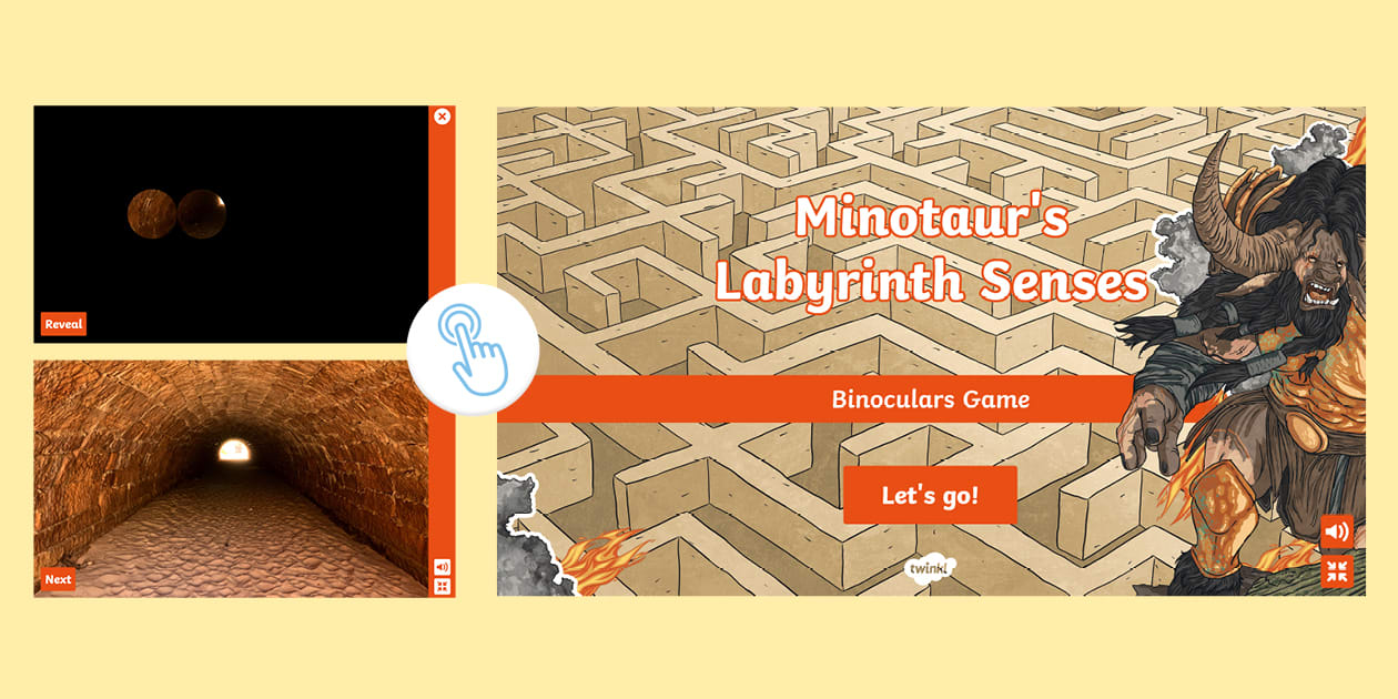 Minotaur's Labyrinth Senses Interactive Binoculars Game