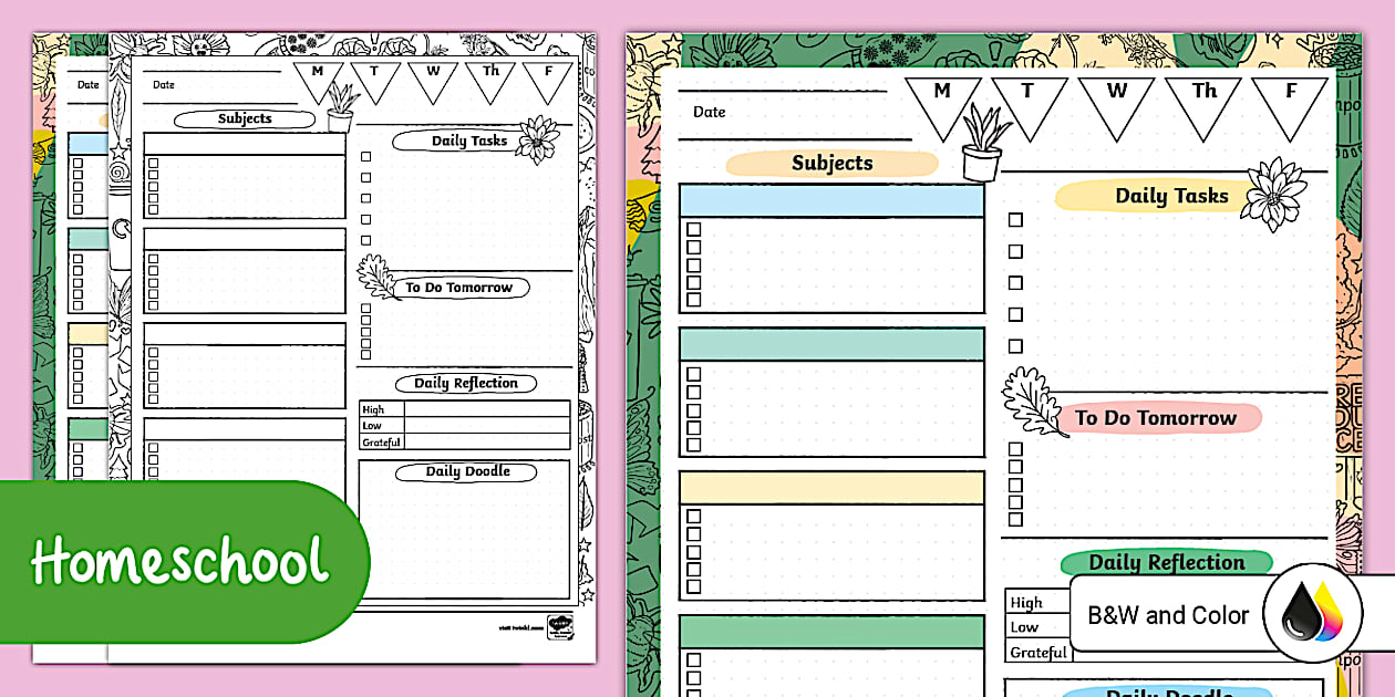 Homeschool Bullet Journal for Kids | Twinkl USA - Twinkl