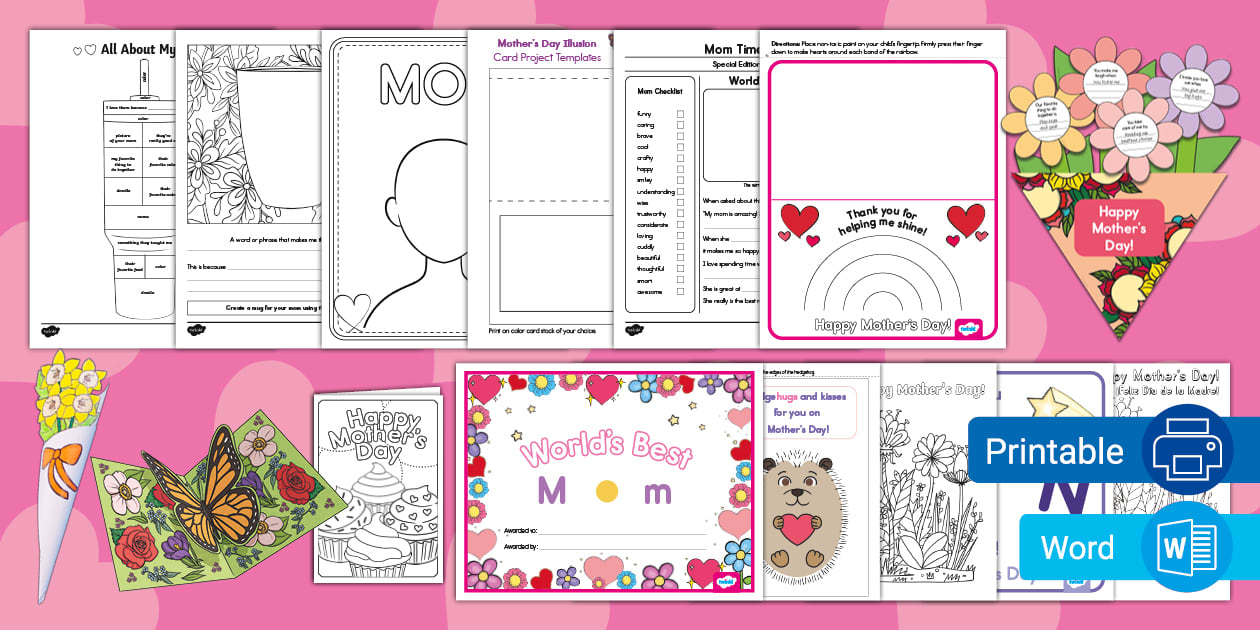 FREE Mother's Day Printables | Mother's Day | Twinkl USA