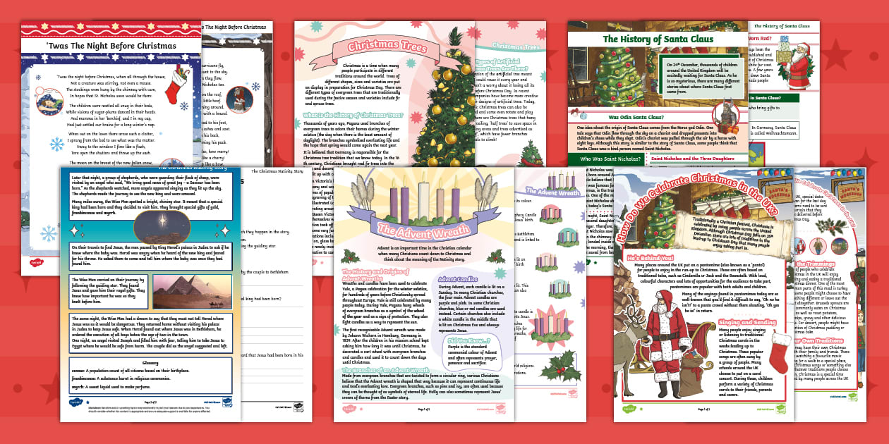 The Christmas Comprehension Collection (teacher made)