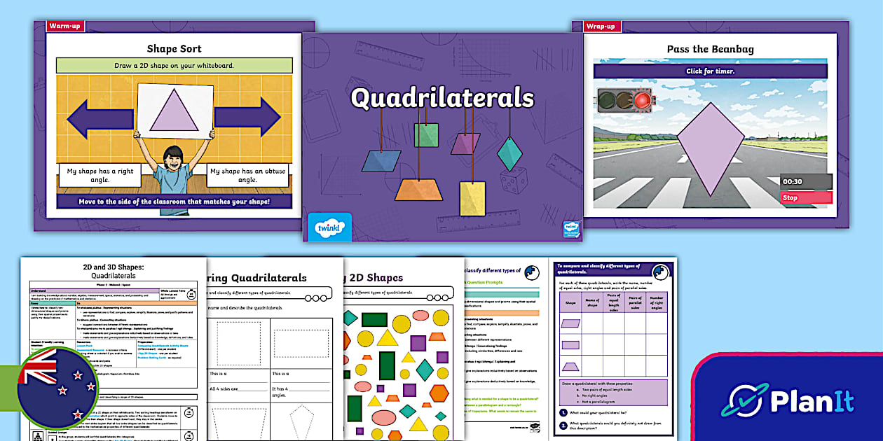 Phase 2 Space: 2D and 3D Shapes (Quadrilaterals) Lesson 2