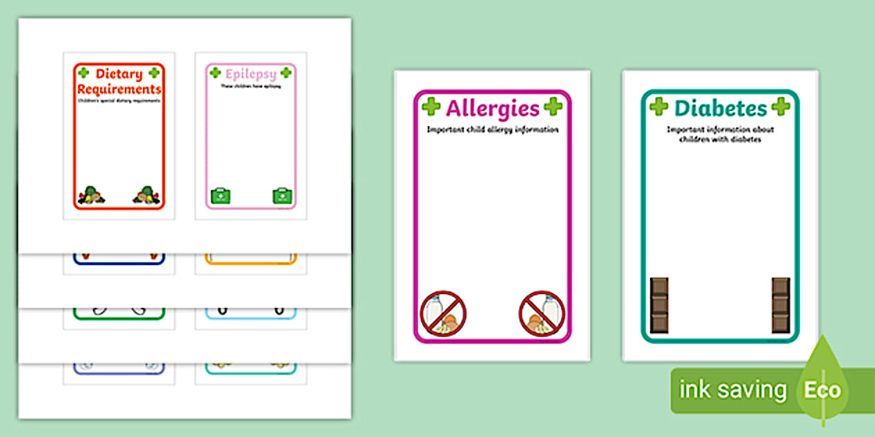 Editable Pupil Medical Information IKEA Tolsby/Fiestad Frames