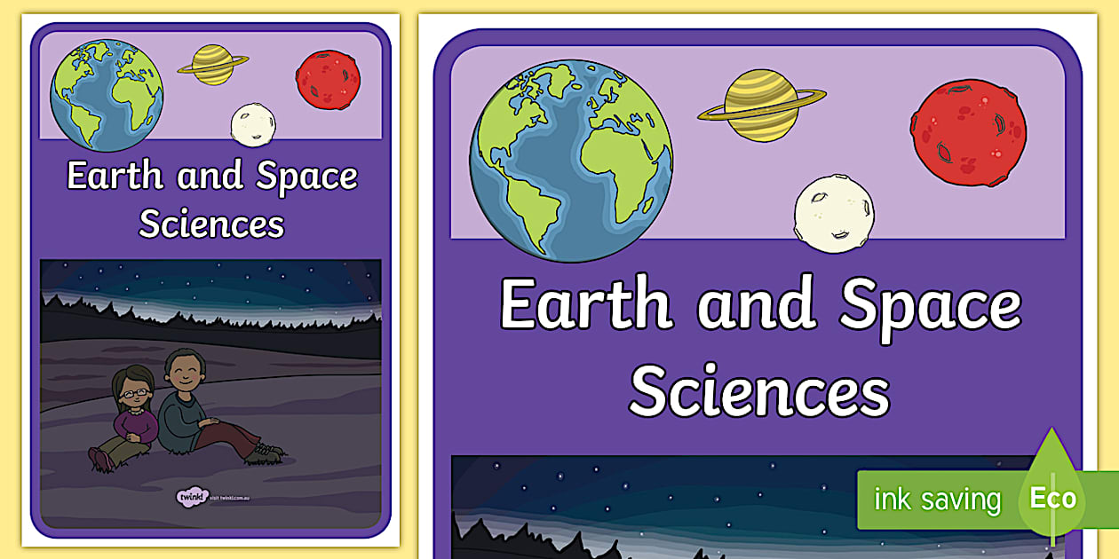 TAS Earth and Space Sciences Book Cover - Twinkl