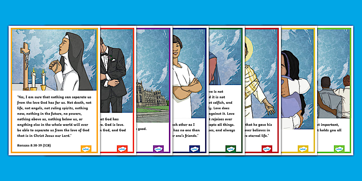 Bible Quotes on Love Display Poster Pack