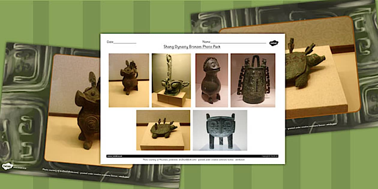 Shang Dynasty Bronzes Photo Pack - Shang Dynasty Art