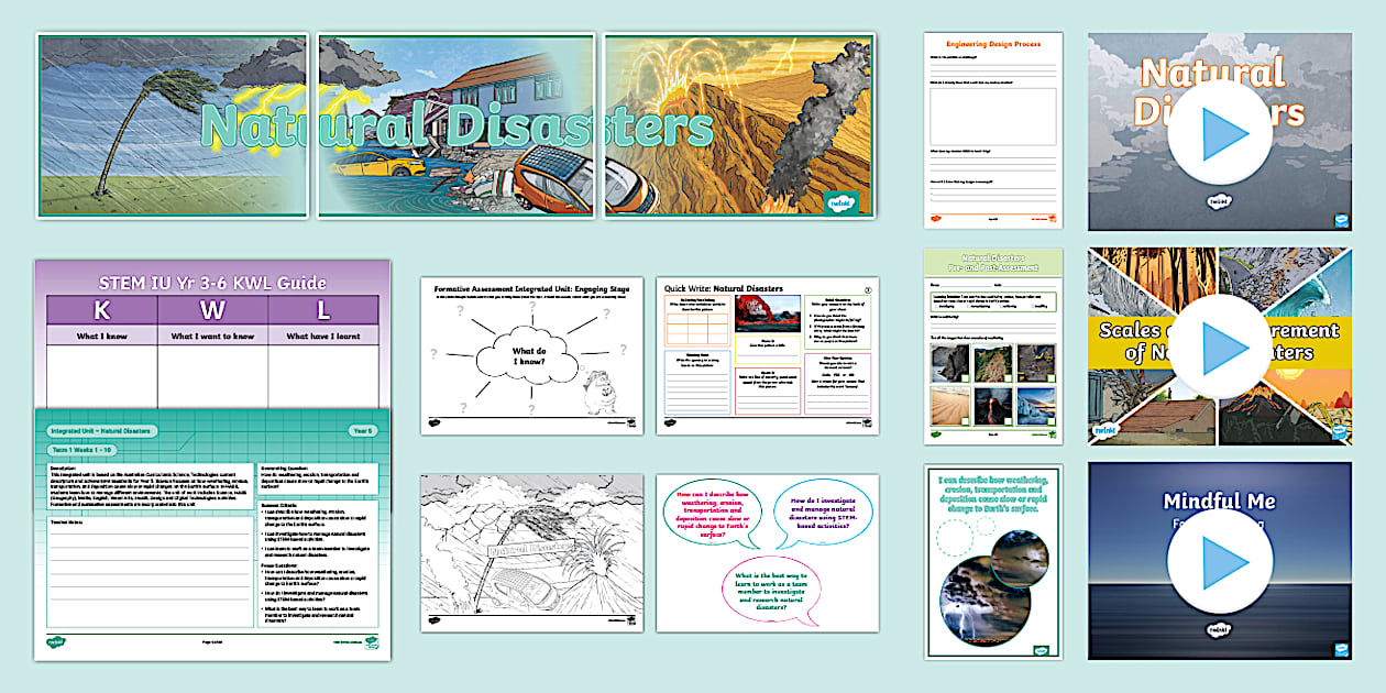 STEM IU Yr 5 Natural Disasters Wk 1-2 (Teacher-Made)