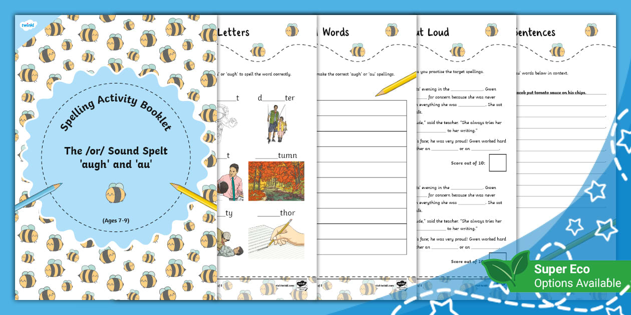 Spelling: The /or/ Sound Spelt 'augh' and 'au' (Ages 7-9)