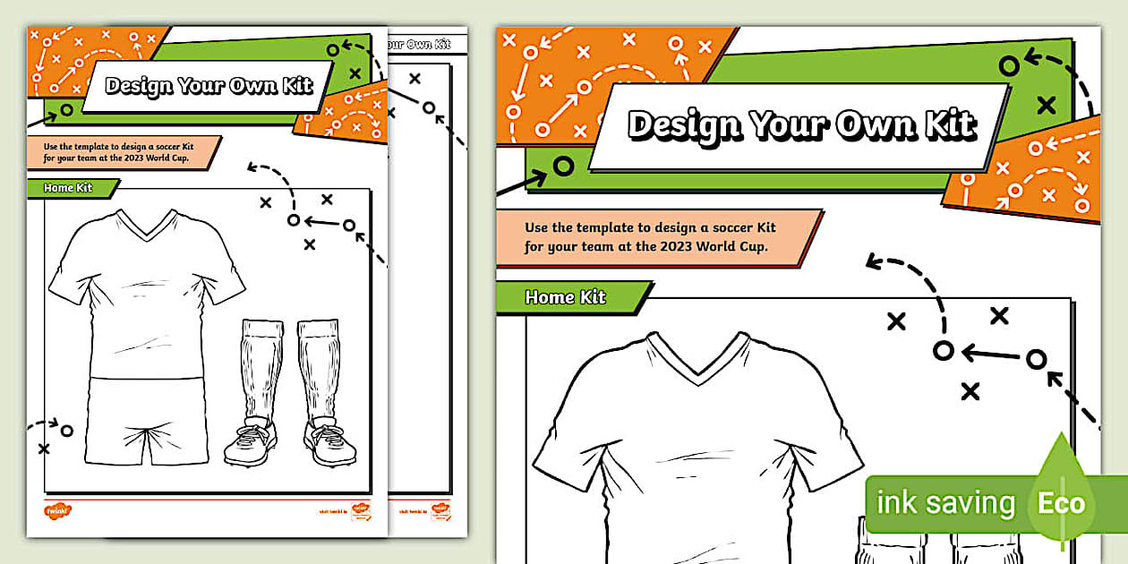 Design Your Own Kit (Women's World Cup 2023 Activity Sheet)