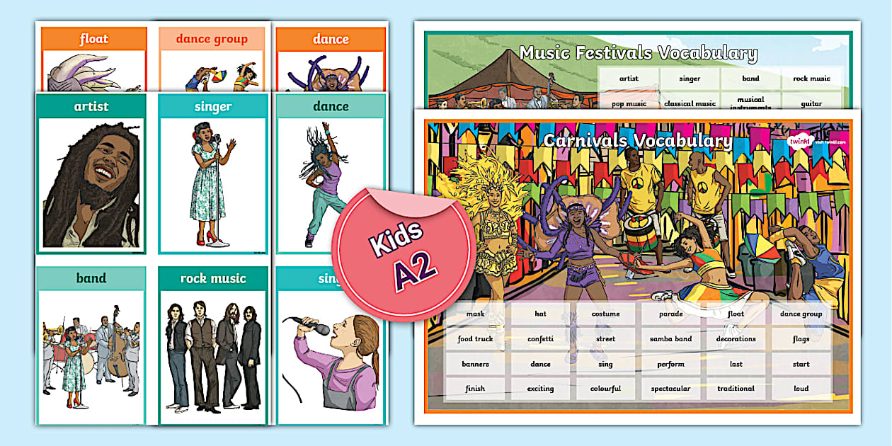 👉 Festivals and Carnivals Vocabulary Flashcards - Twinkl