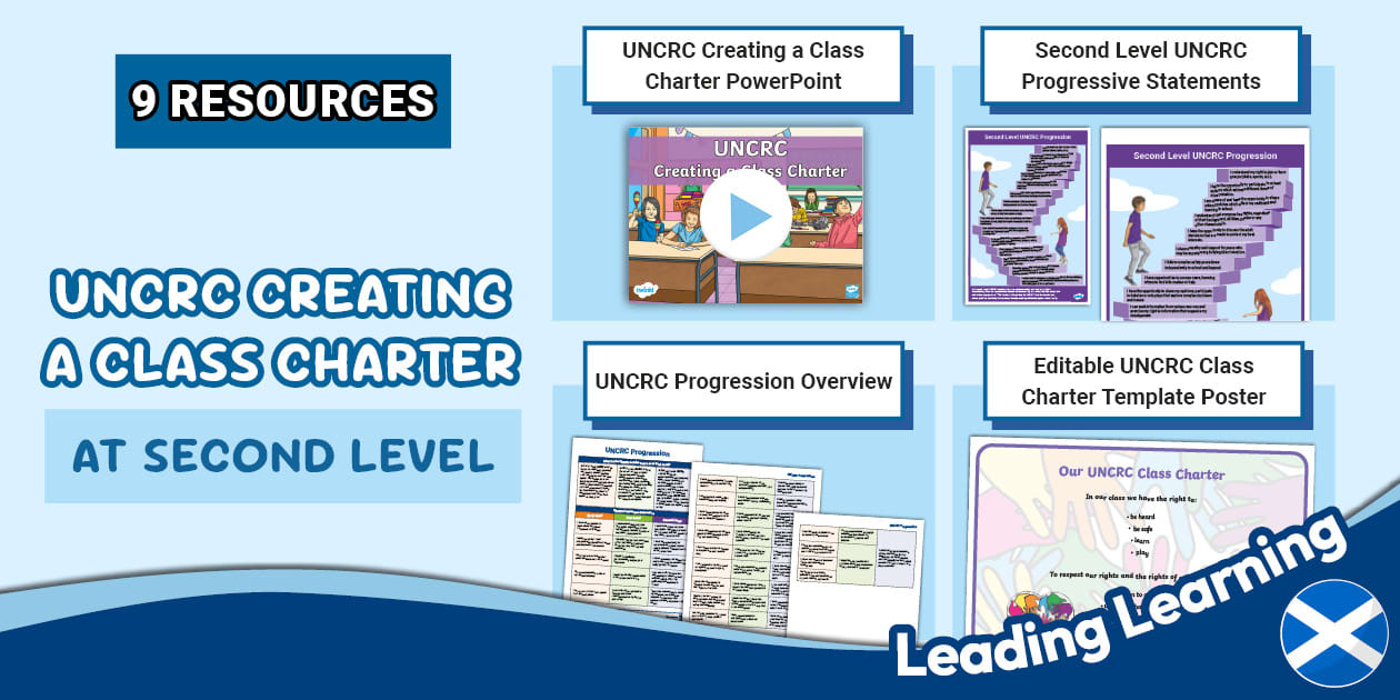UNCRC Creating a Class Charter Second Level Resource Pack