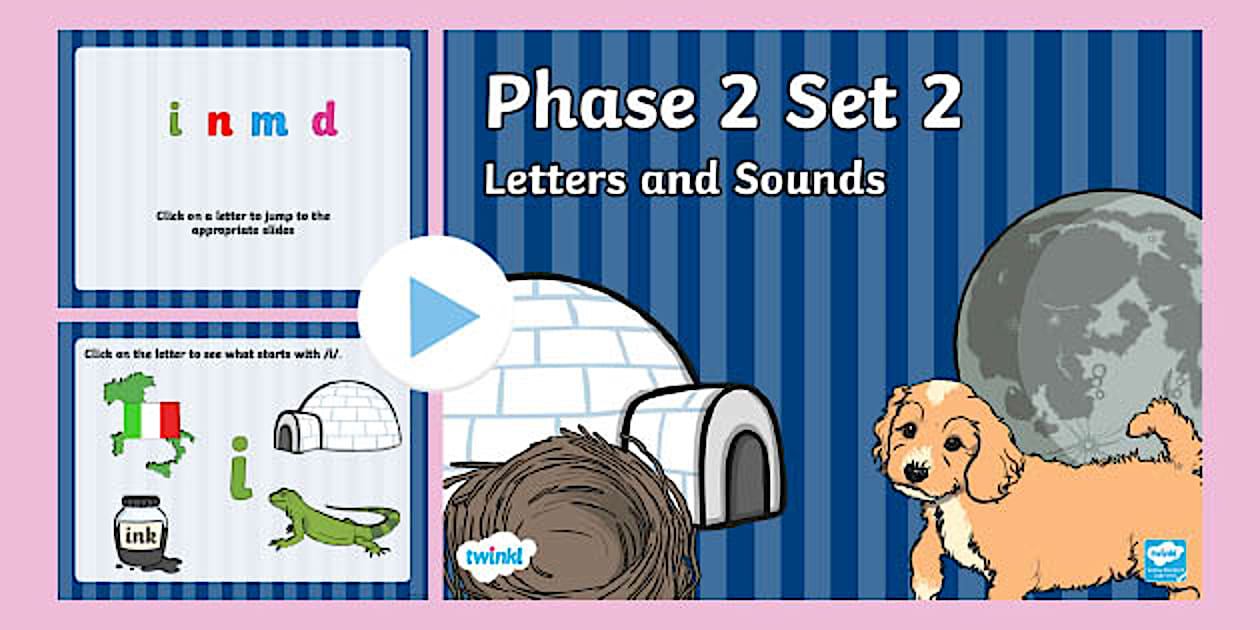Phase 2 Set 2 PowerPoint Letters and Sounds (teacher made)