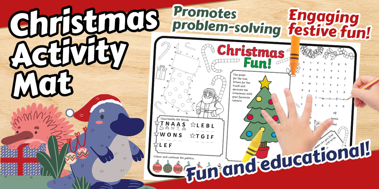 Christmas Activity Mat F-2