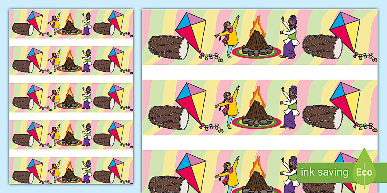 Lohri Display Border - Twinkl - KS1 (Teacher-Made) - Twinkl