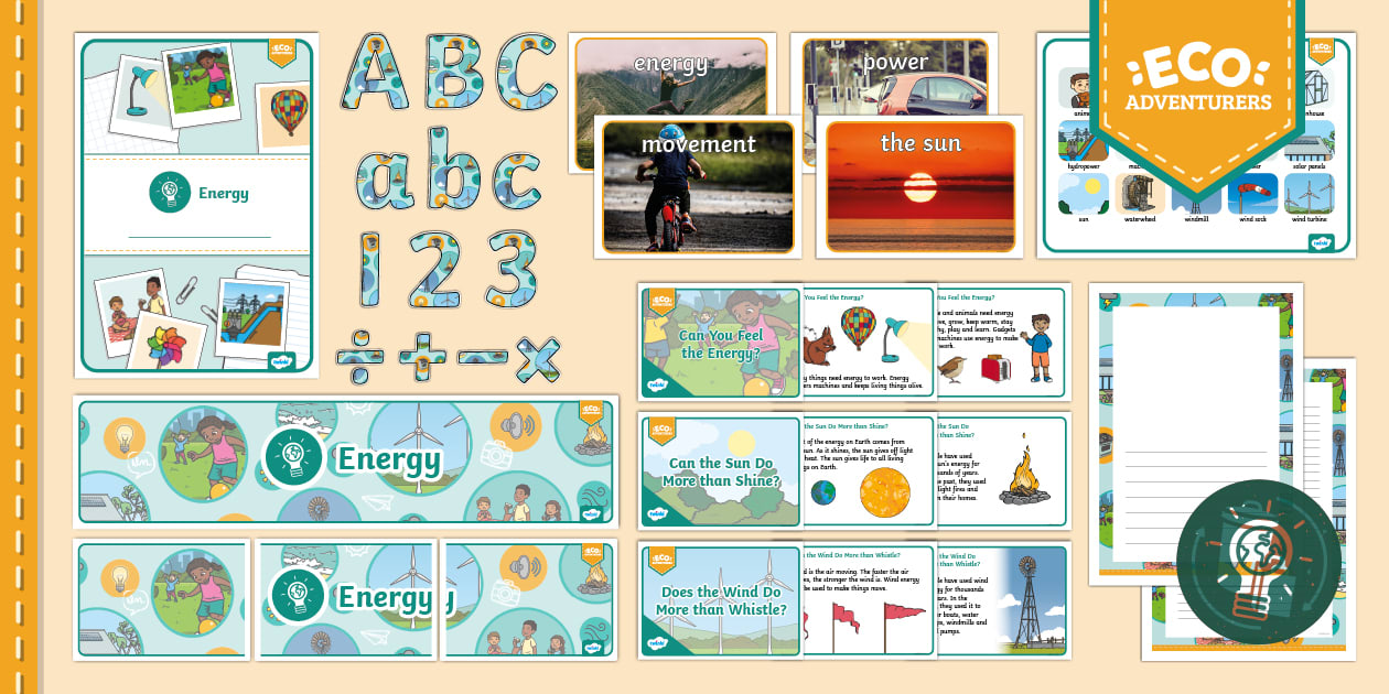 Year 1 Energy: Display Pack (teacher made) - Twinkl