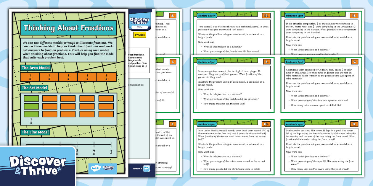 Fractions In Sport 5th And 6th Class - Twinkl Ireland
