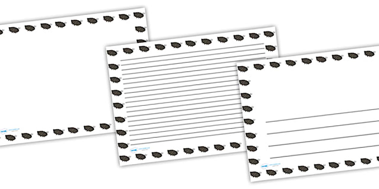 Editable Woodlouse Full Page Borders (Landscape) - Twinkl