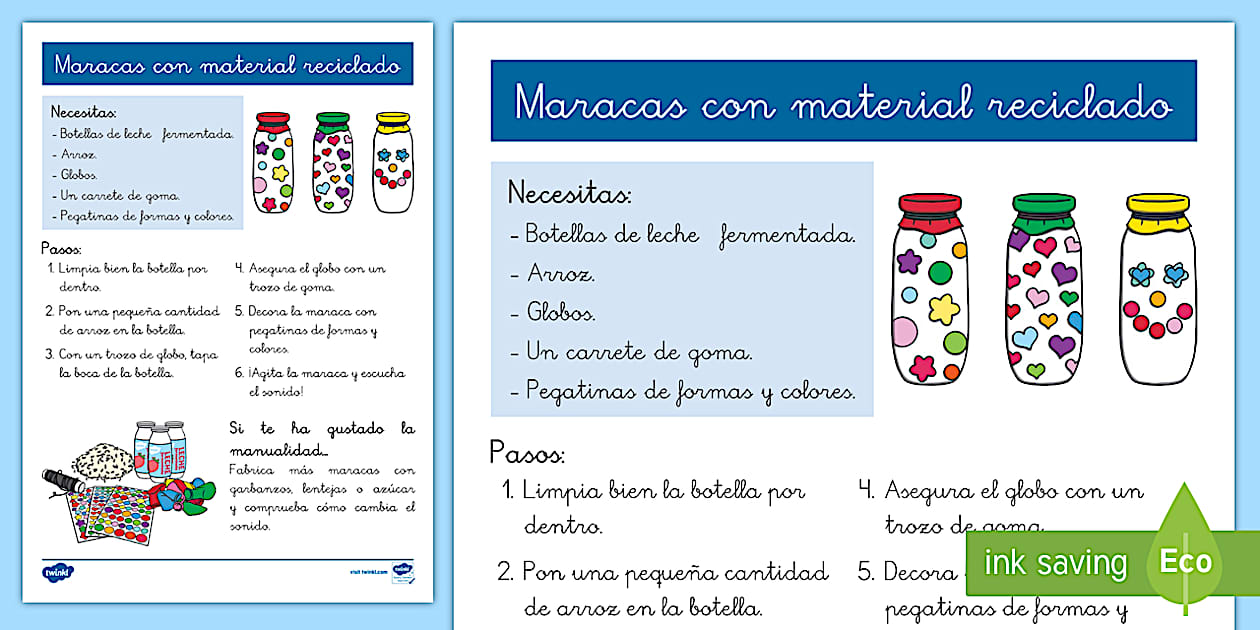 Black and White Instrucciones paso a paso: Maracas - Twinkl