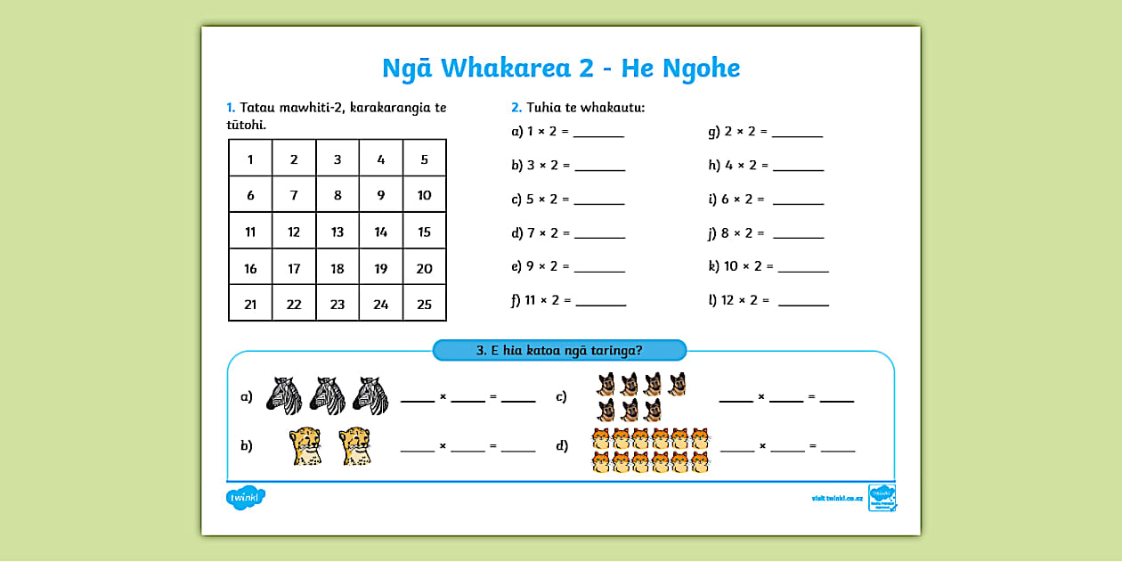 Ngā Whakarea 2 - He Ngohe (Teacher-Made) - Twinkl