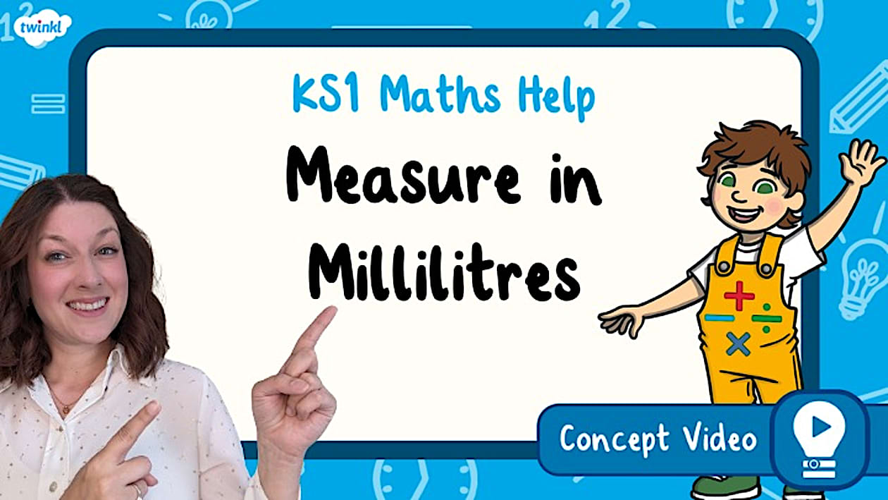 👉 Measure in Millilitres | KS1 Maths Concept Video