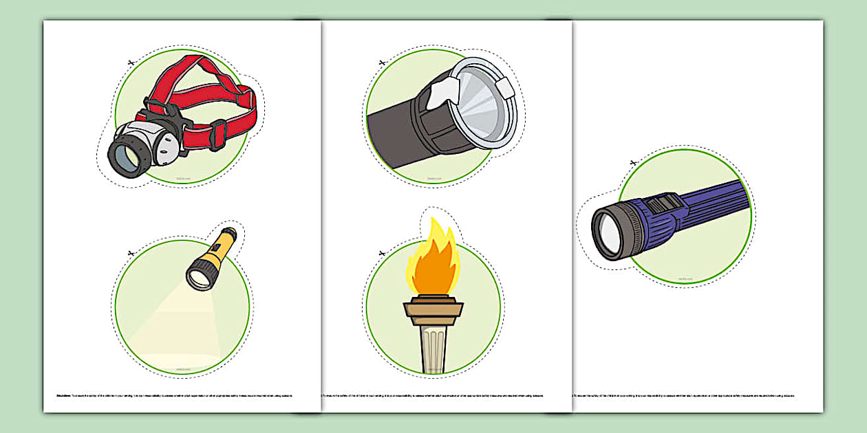 Torch Display Cut-Outs (teacher made) - Twinkl