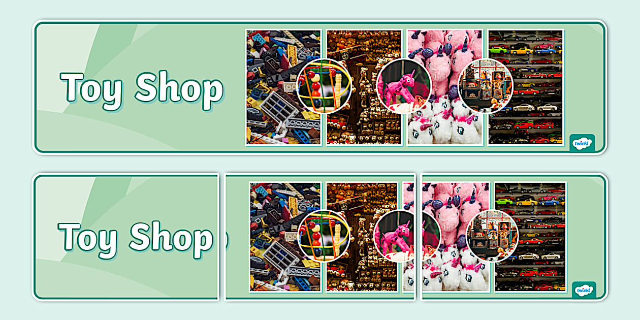 Toy Shop Photo Display Banner (Teacher-Made) - Twinkl