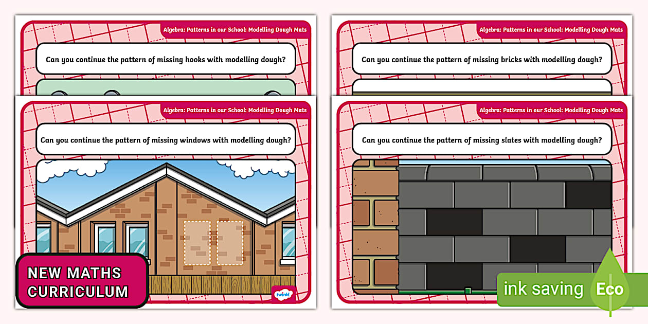 Algebra: Patterns In Our School Modelling Dough Mats | Maths