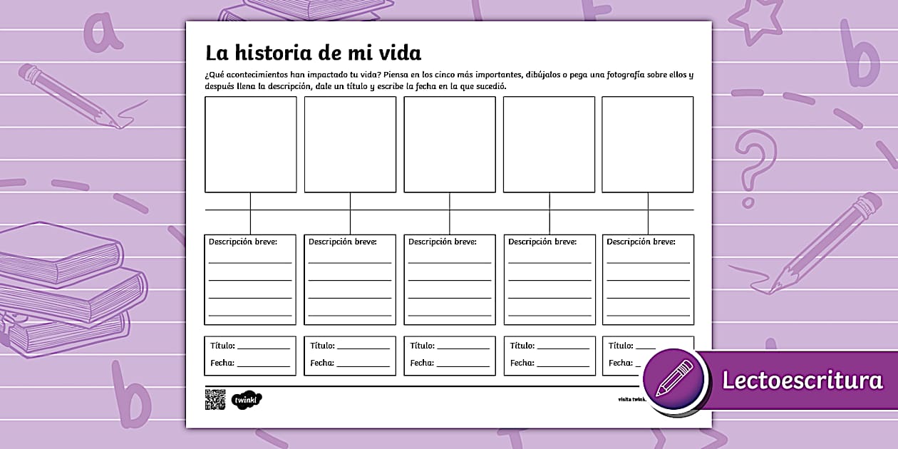 Lectoescritura - historia personal