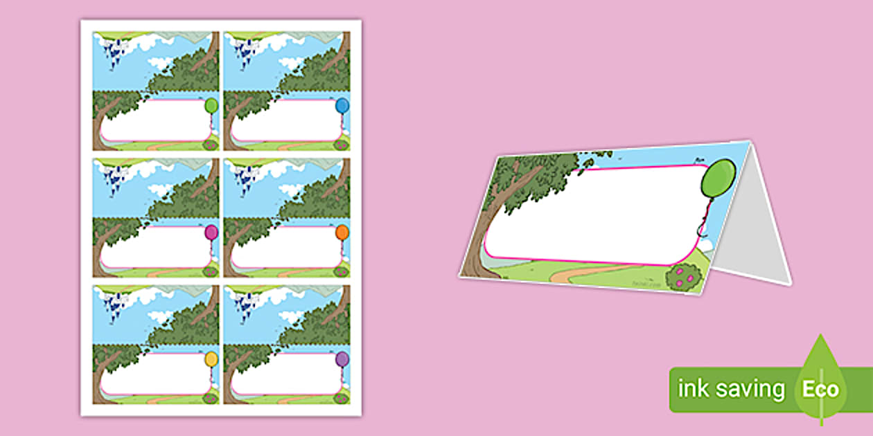 Fairytale Themed Birthday Party Editable Food Labels - birthday