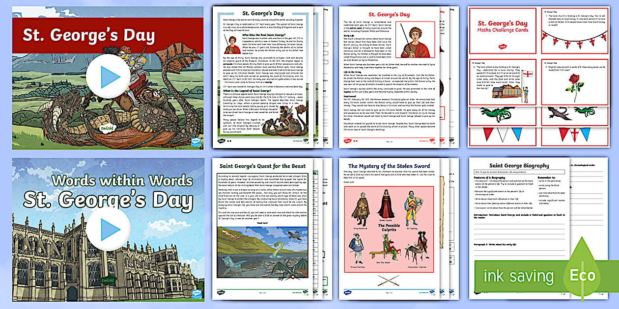 KS2 St. George's Day Resource Pack (teacher made) - Twinkl