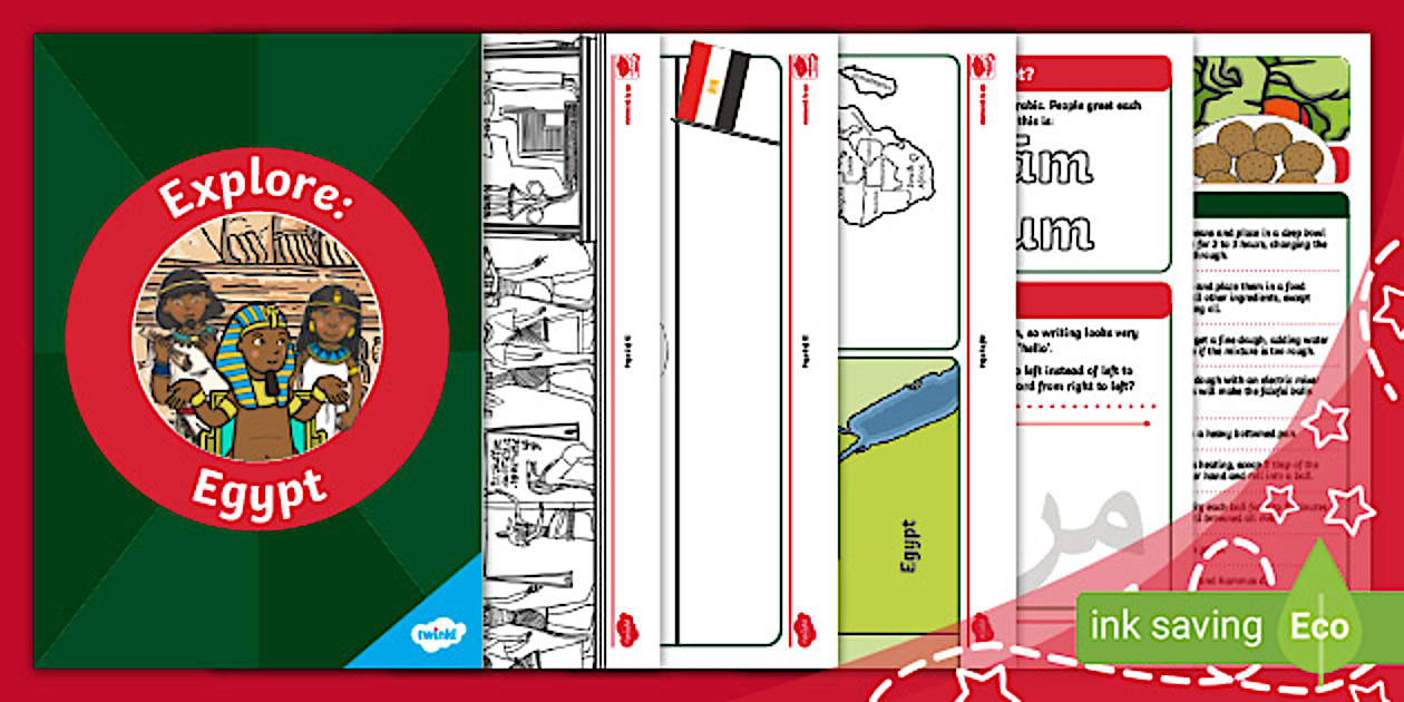 Explore: Egypt Activity Booklet (teacher made) - Twinkl