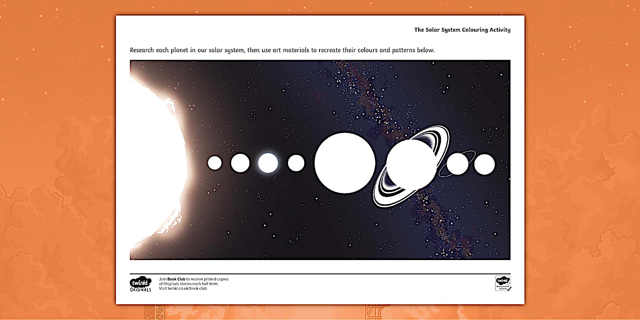 Solar System Art Activity | Space Sciences | Twinkl - Twinkl
