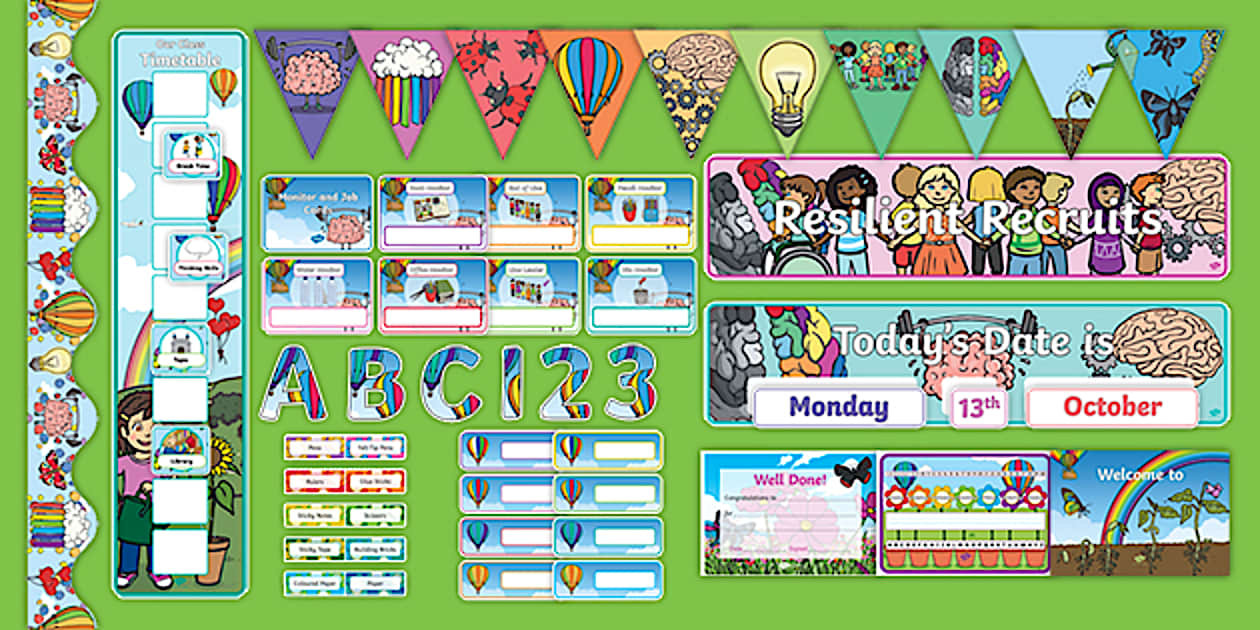 Growth Mindset Classroom Setup Resource Pack (teacher made)