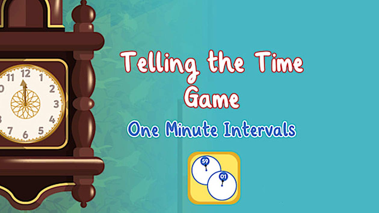 👉 1 Minute Intervals: Time Telling Game